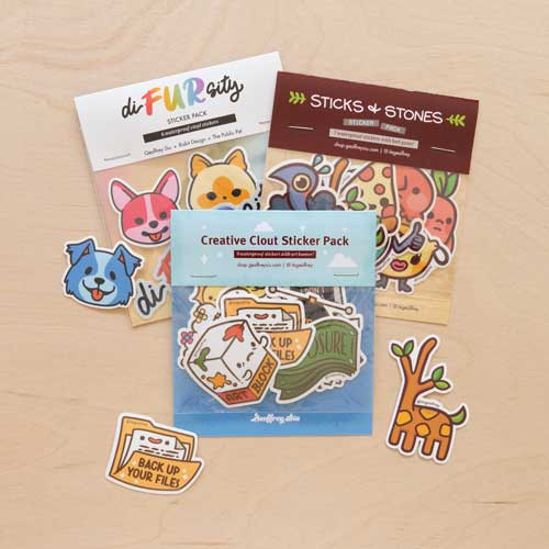 Vinyl Stickers – Geoffrey Siu Art LLC