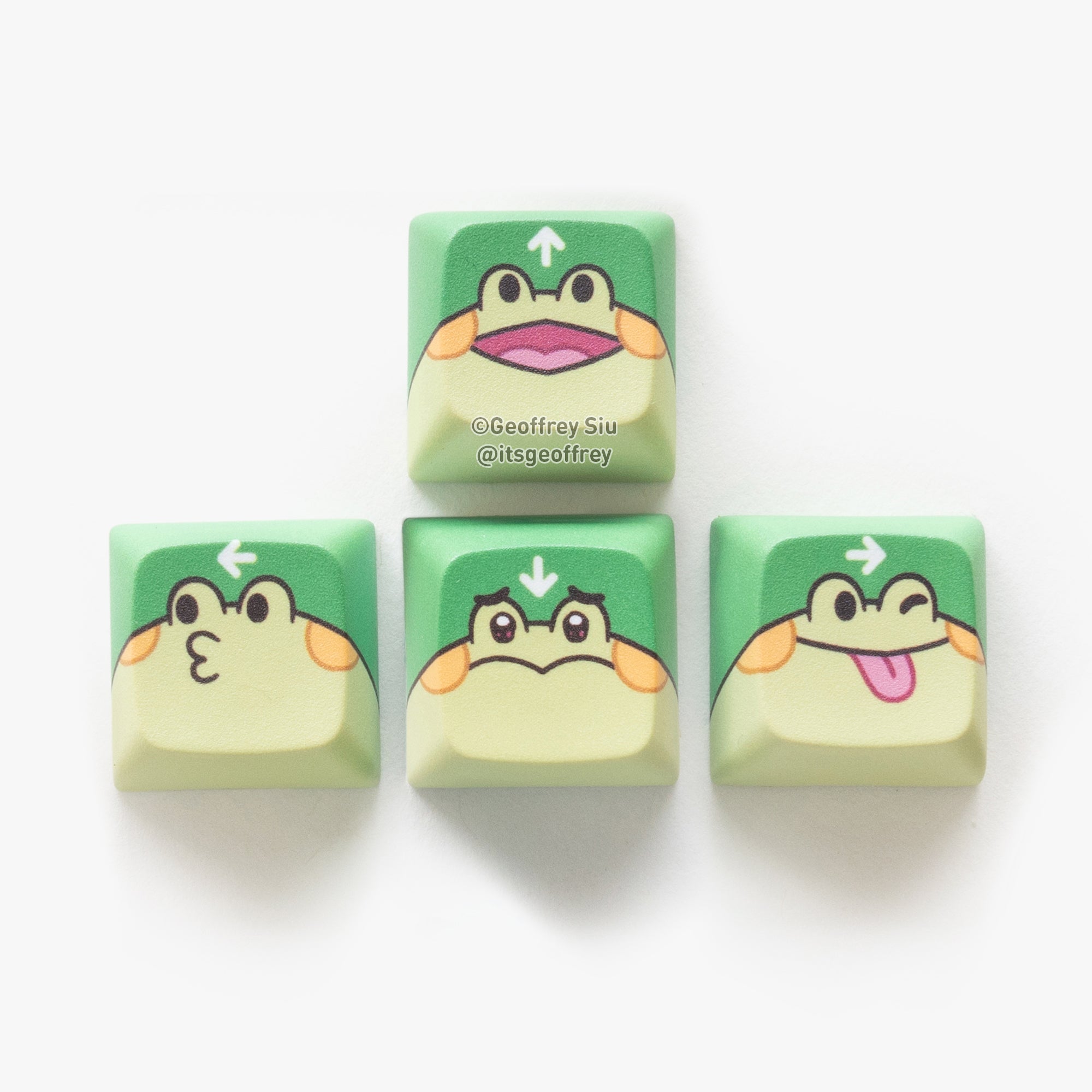 Directional Bean Key Cap Set (4pcs) – Geoffrey Siu Art LLC