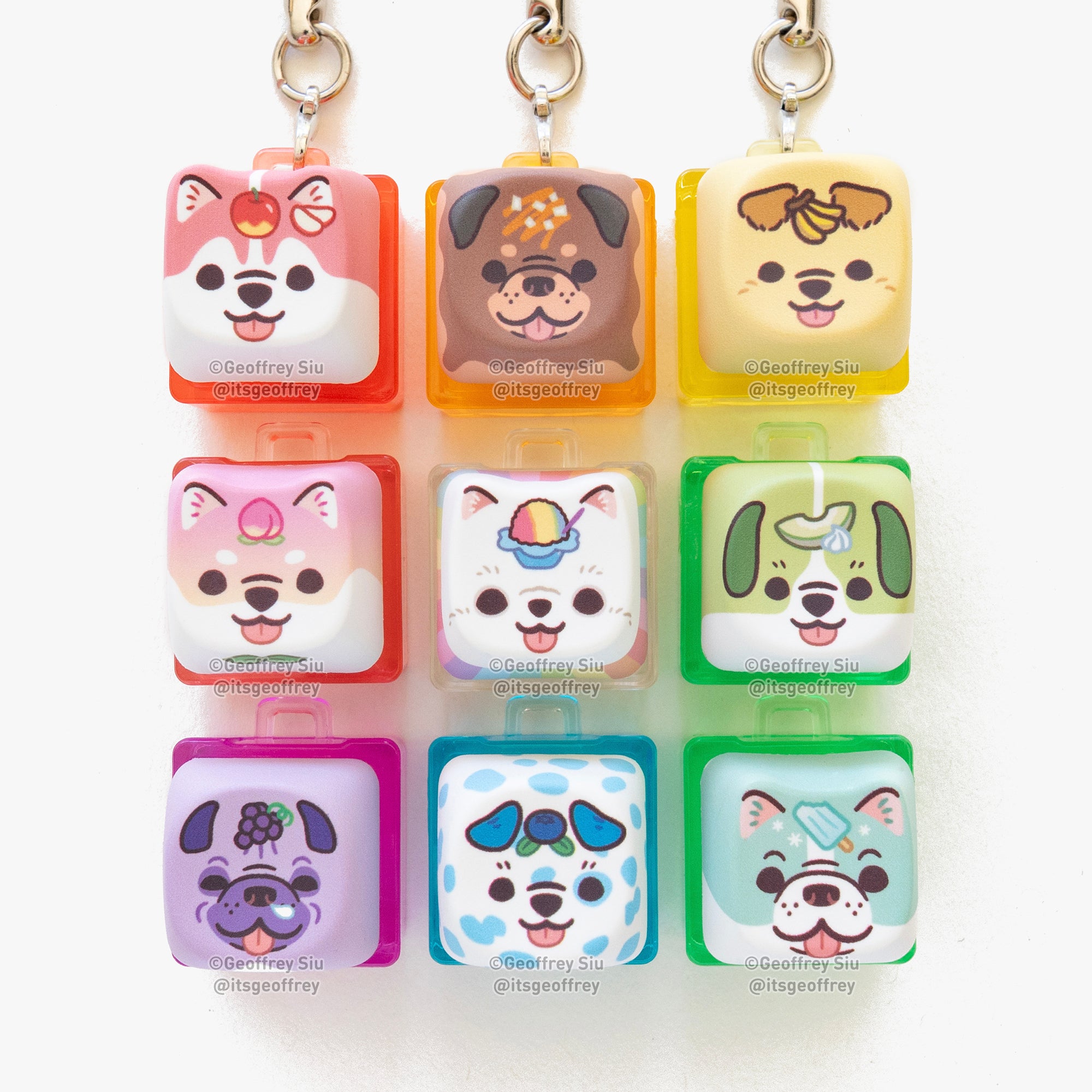 Series 5 Creamy Clicky Keychain Blind Bag – Geoffrey Siu Art LLC
