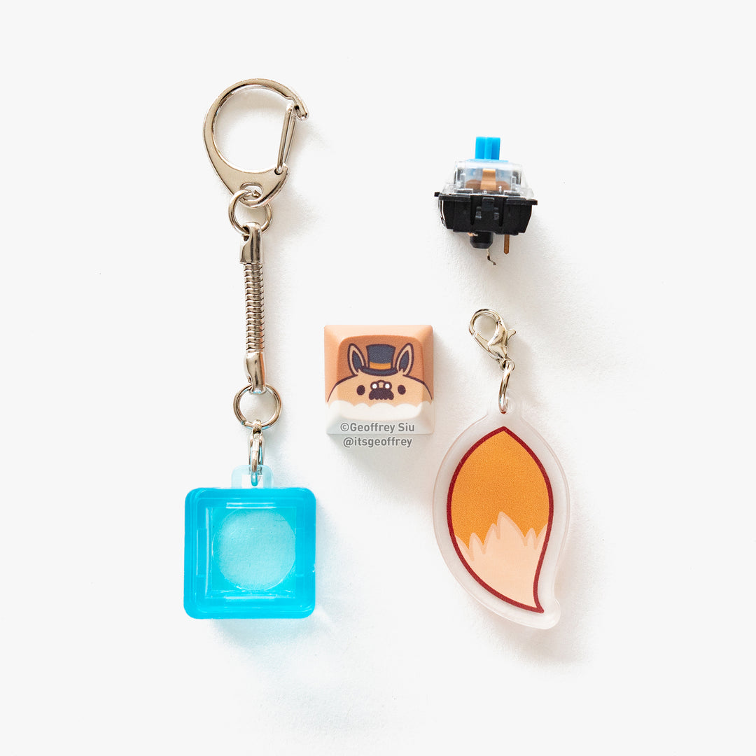 Clicky Keychains Series 1 – Geoffrey Siu Art LLC